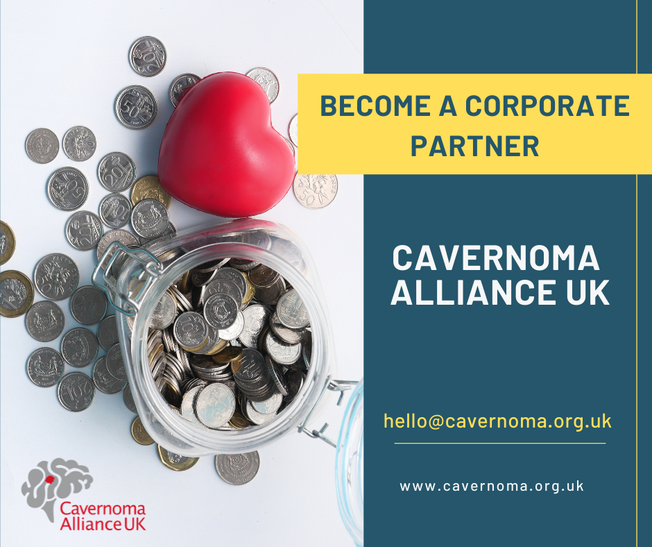 BECOME A CORPORATE PARTNER - Cavernoma Alliance UK (CAUK)